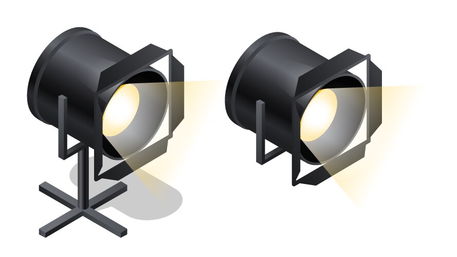 Cartoon Spotlight Vector Images (over 5,400)