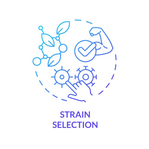 Fms for logistics blue gradient concept icon Vector Image