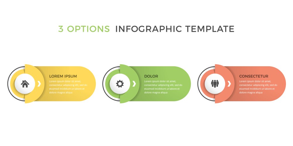 Business infographics - 3 elements Royalty Free Vector Image