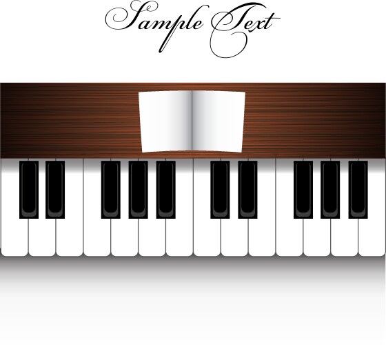 Piano Royalty Free Vector Image - VectorStock