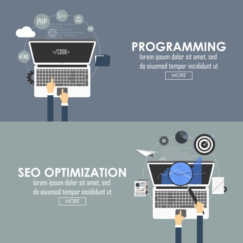 Programming languages concept Royalty Free Vector Image