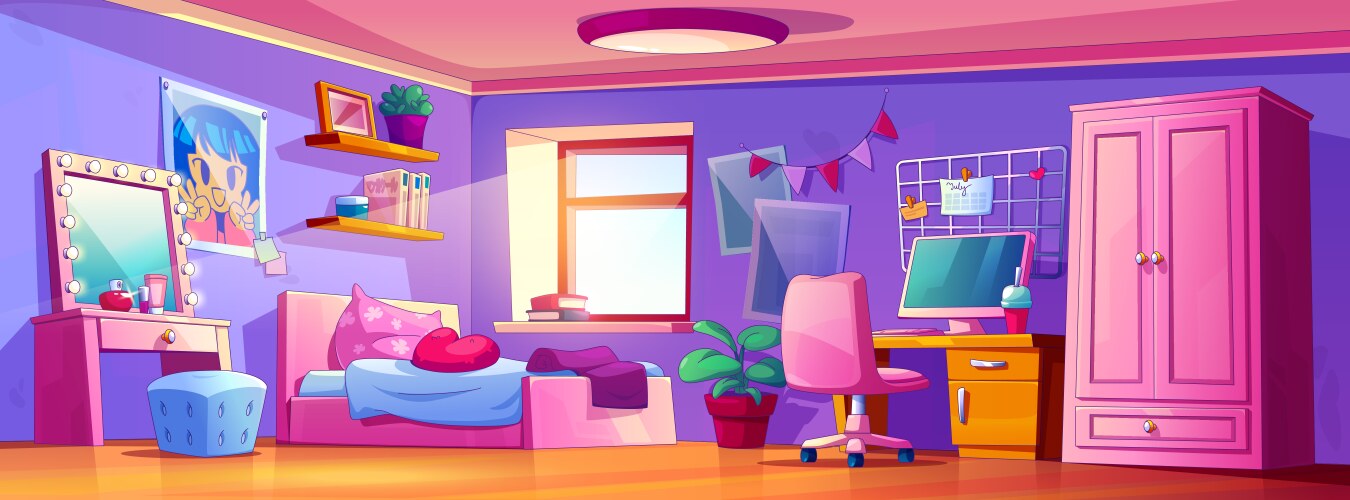 Bedroom Royalty Free Vector Image - VectorStock