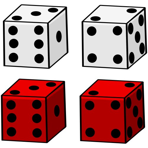 Dice Cartoon Vector Images (over 3,700)