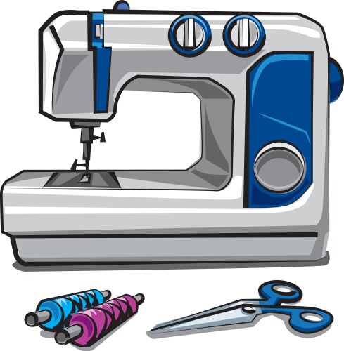 Sewing machine Royalty Free Vector Image - VectorStock
