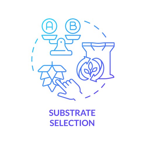 Six sigma methodology blue gradient concept icon Vector Image