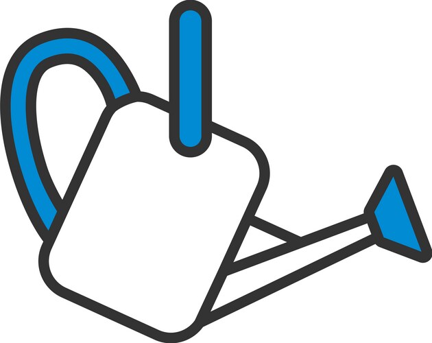 Watering can symbol Royalty Free Vector Image - VectorStock