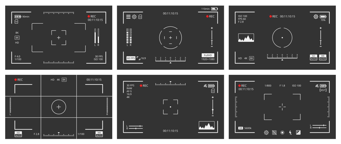 Viewfinder Camera Template Vector Images (over 1,000)