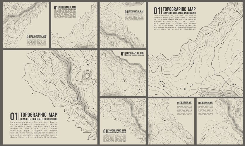 Topographic Vector Images (over 12,000)