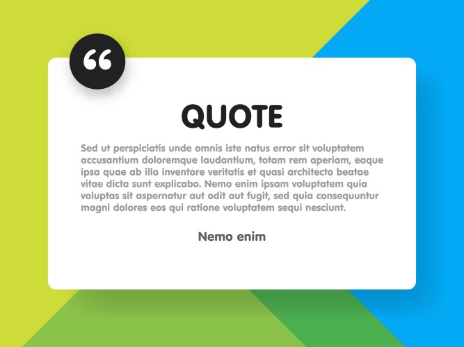 Pull Quote Vector Images (over 170)