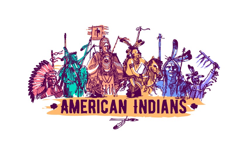 Native American Man Clip Art Vector Images (over 170)