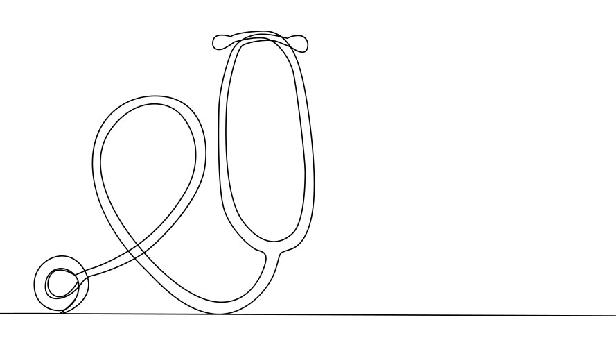 Self drawing animation of single line draw Vector Image