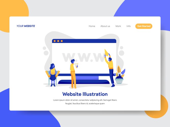 Program coding concepts Royalty Free Vector Image