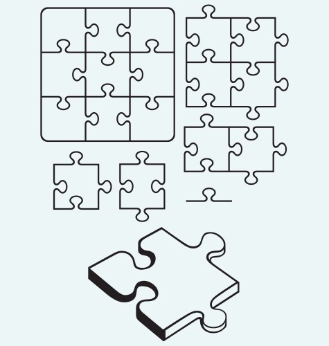 Puzzle Vector Images (over 210,000)