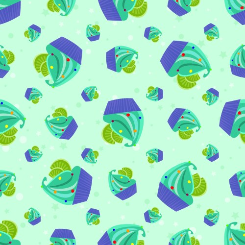 Sweet seamless pattern with sketchy spa stuff Vector Image