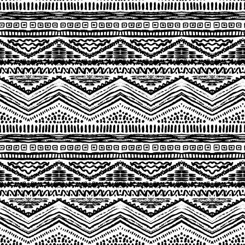 Tribal ethnic seamless stripe pattern Royalty Free Vector