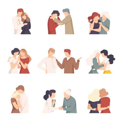 People Supporting Each Other Vector Images (over 620)