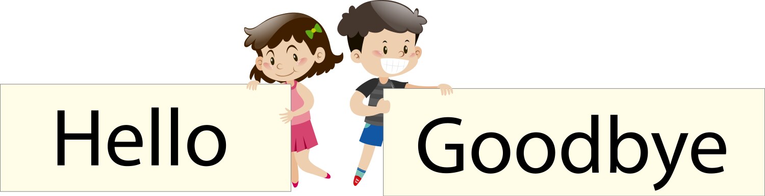 Goodbye Kids Vector Images (over 760)