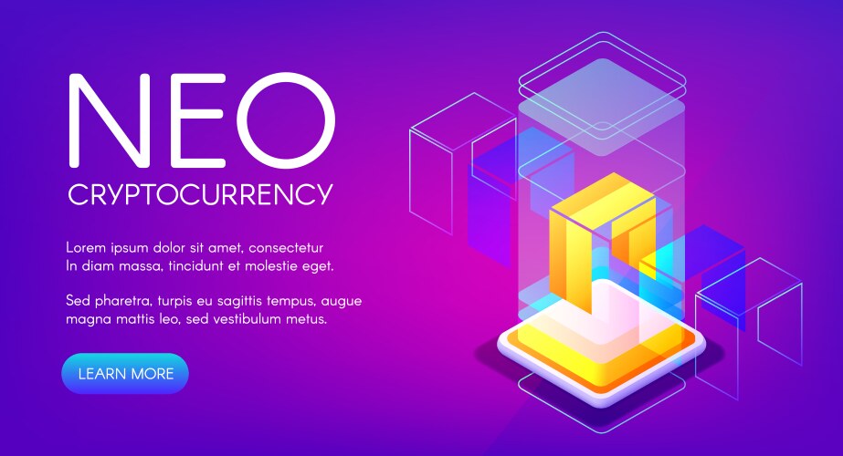 Isometric cryptocurrency exchange platform landing