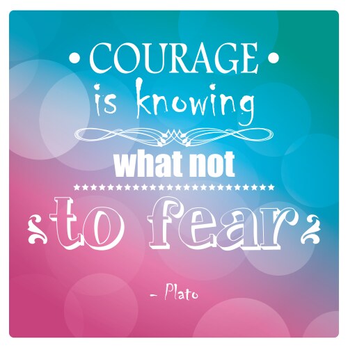 Colourful inspirational quote Royalty Free Vector Image