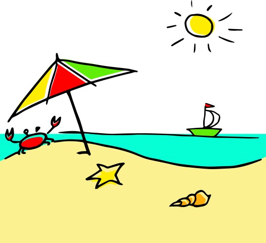 Beach Stick Figures Vector Images (over 310)