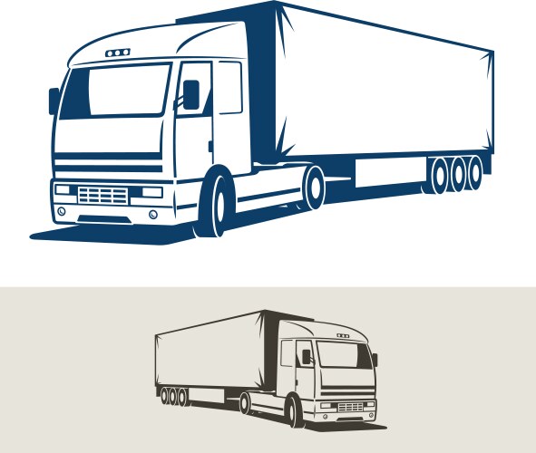 Semi Truck Vector Images (over 8,000)