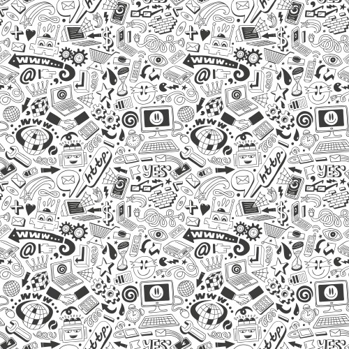 Cool modern seamless pattern Royalty Free Vector Image