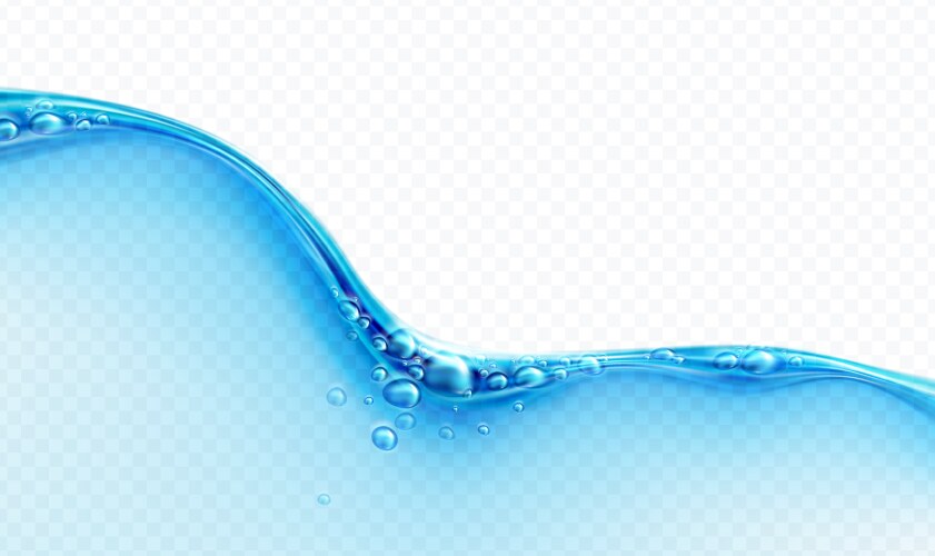 Water Wave Icon - Blue Splash Royalty Free Vector Image