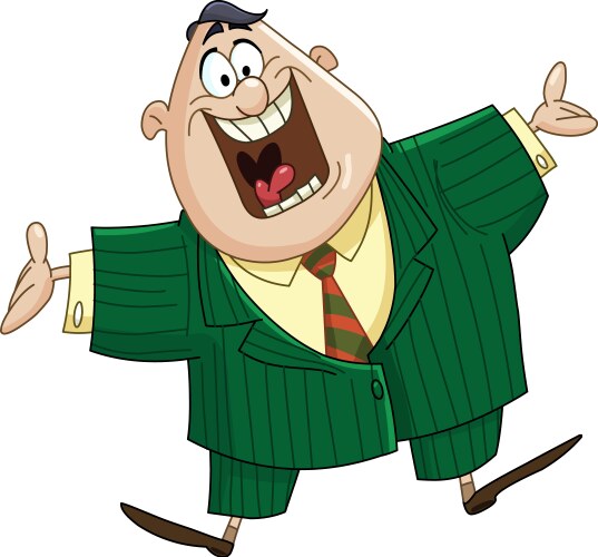 Smiley man Royalty Free Vector Image - VectorStock