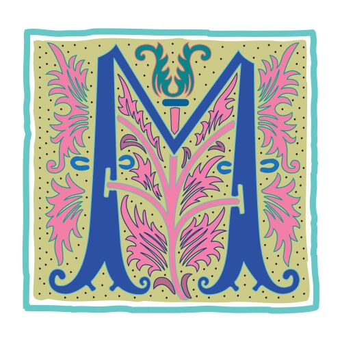 Alphabet Doodle M Letter Vector Images (over 250)