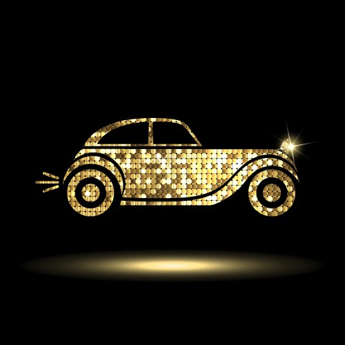 Golden Car Vector Images (over 6,900)