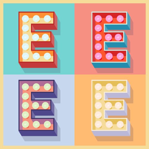 Alphabet Letter E Vector Images (over 58,000)