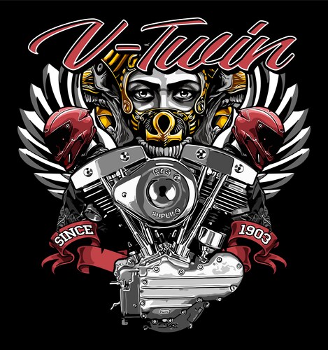 Car and rider template Royalty Free Vector Image