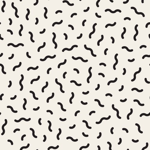 Scattered geometric line shapes seamless Vector Image