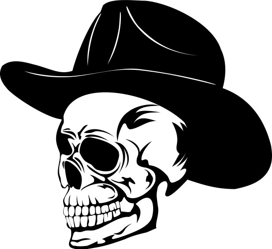Skull in toque and crossed ladles Royalty Free Vector Image