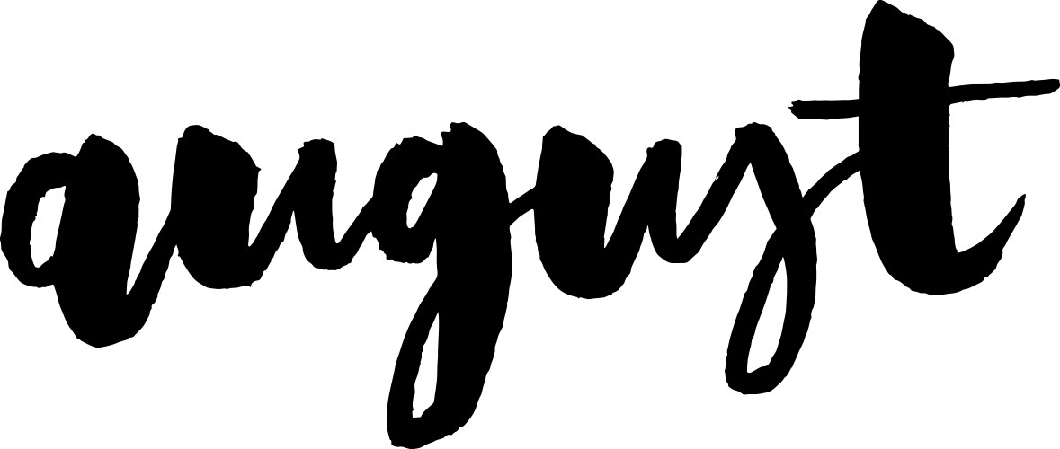August Word Vector Images (over 850)