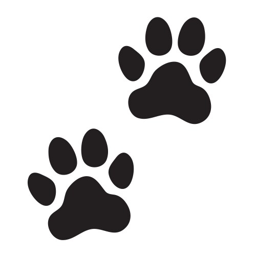 Dog paw Royalty Free Vector Image - VectorStock