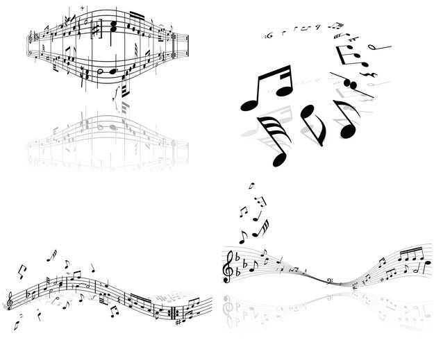 Musical notes Royalty Free Vector Image - VectorStock