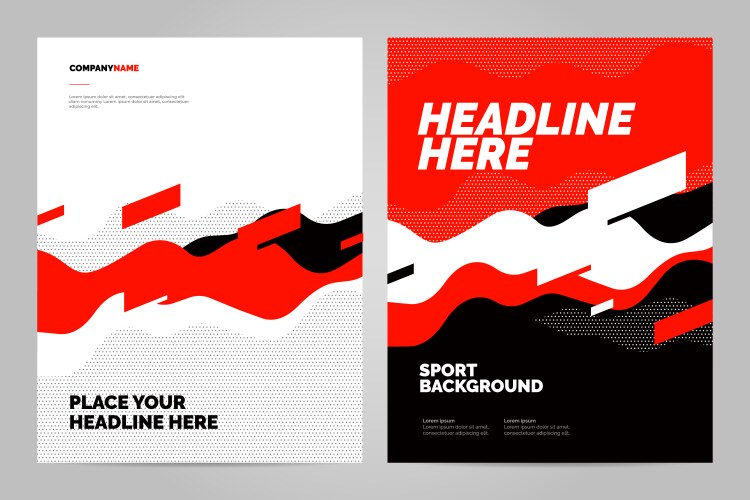 Sport equipment poster design Royalty Free Vector Image