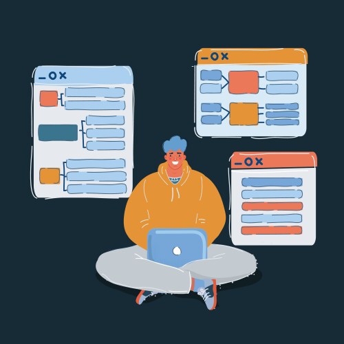 Developer Cartoon Vector Images (over 90,000)