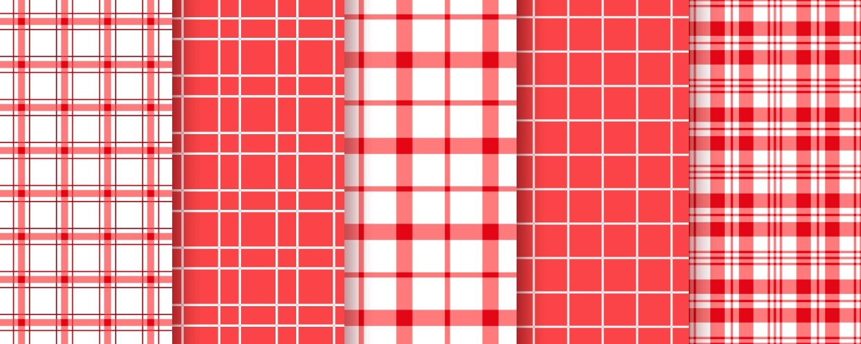 Checkered Pattern Red White Vector Images (over 3,500)