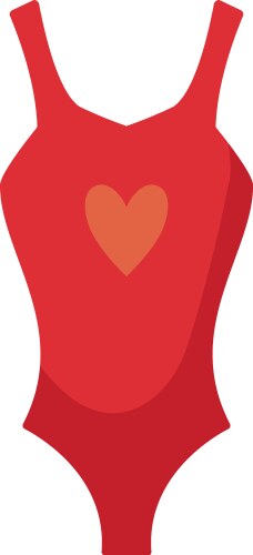 Bikini fashion summer clothes Royalty Free Vector Image