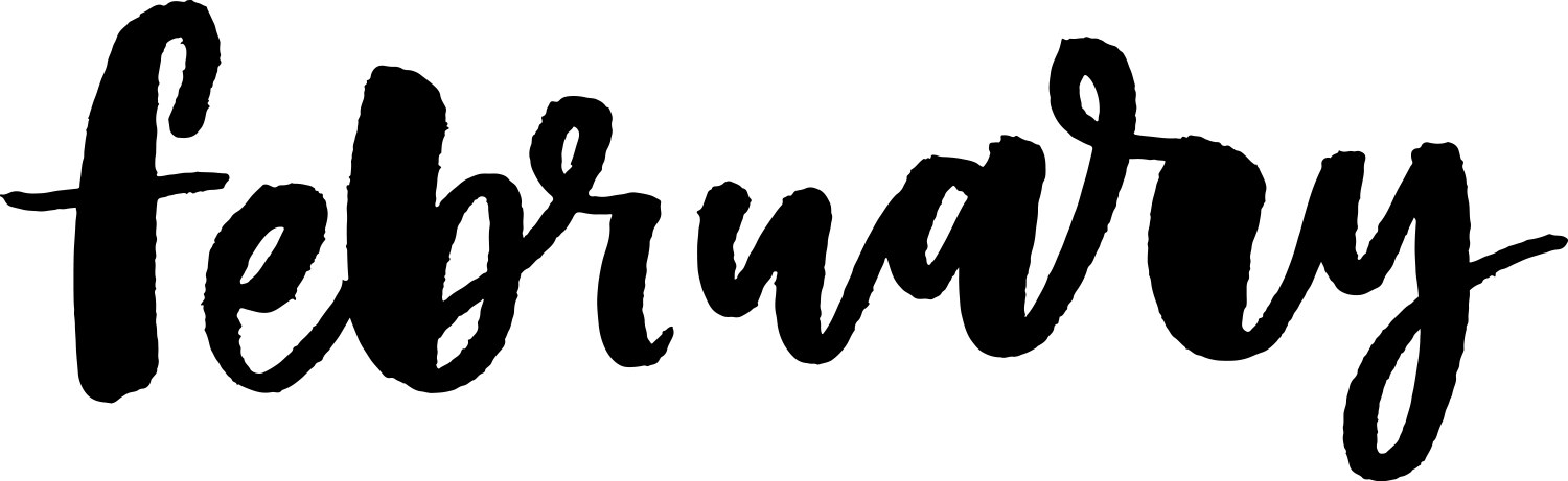 February Word Vector Images (over 5,200)