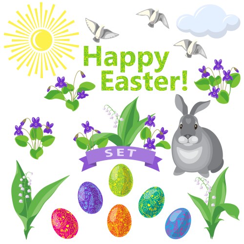 Happy Easter Vector Images (over 160,000)