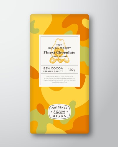 Candy and chocolate label collection design Vector Image