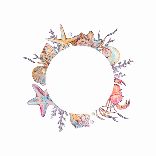 Ocean Wave Frame Royalty Free Vector Image - VectorStock