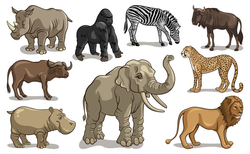 Wild Animals Vector Images (over 770,000)