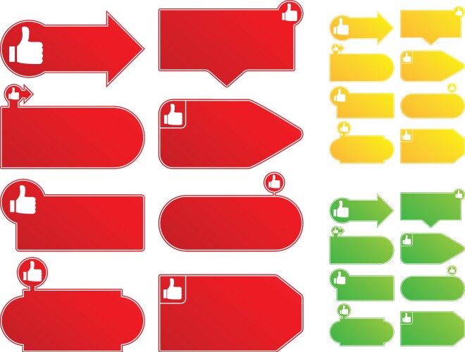 Price tag icon set and label stickers Royalty Free Vector