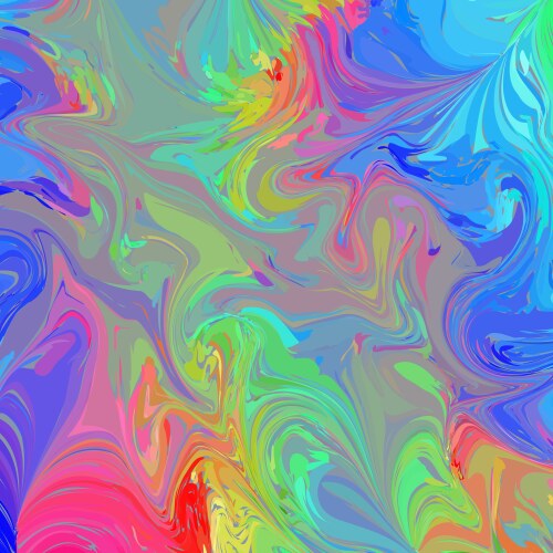 Vibrant watercolor flow texture background Vector Image