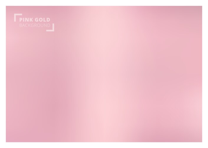 Pink gold gradients background luxury style metal Vector Image