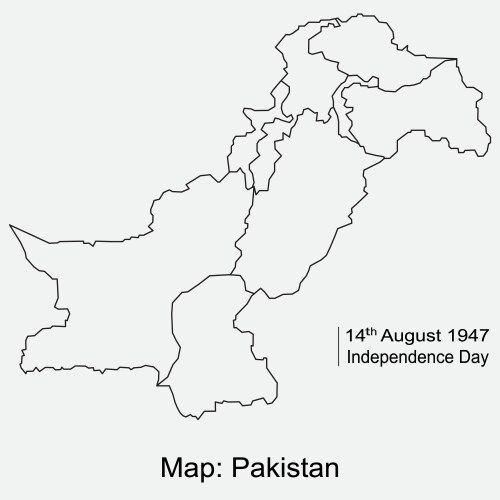 Drawing Map of Pakistan Vector Images (over 210)